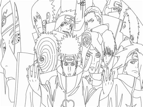 Akatsuki Members Drawing