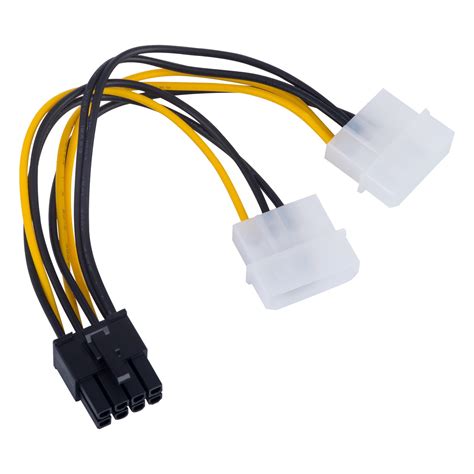 Inch X Molex Pin To 8 Pin PCI Express Video Card Pci E ATX 41 OFF