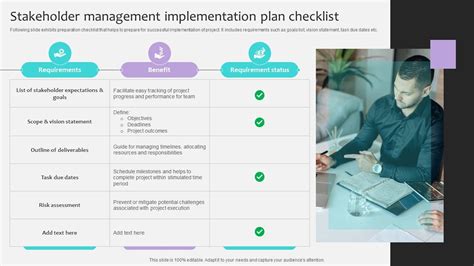 Project Stakeholders Management Stakeholder Management Implementation Ppt E