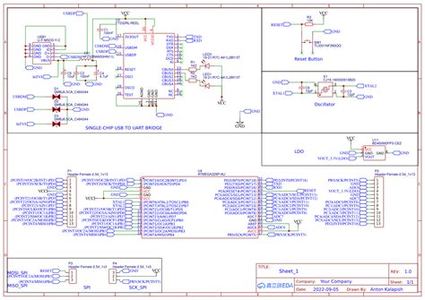 ATmega V2 EasyEDA Open Source Hardware Lab