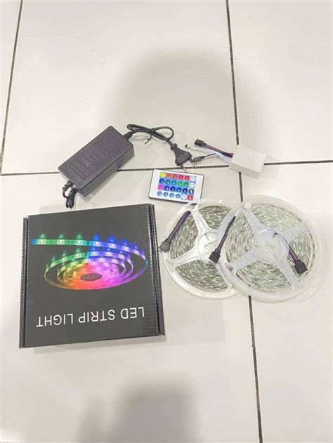 Jual Lampu Strip Led Rgb 5050 Smd Fleksibel 5m Remote Control Di Seller