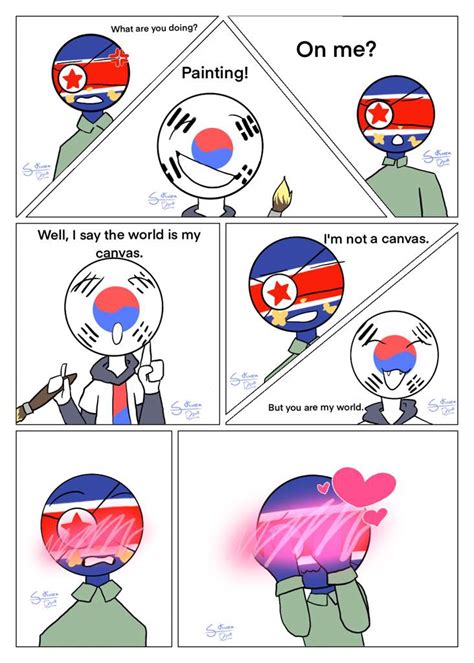 The World Is My Canvas Mini Comic North X South Korea