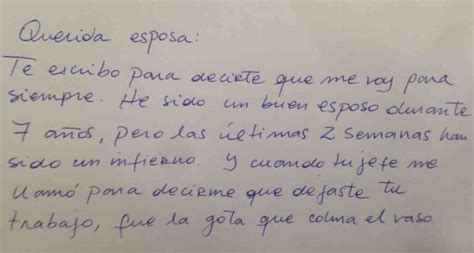 Mi Carta Sincera A Mi Esposo Infiel