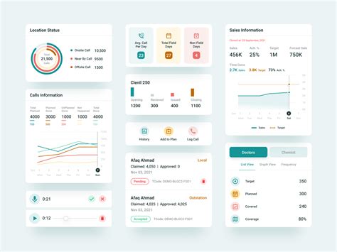 Sales Mobile App Ui Components By Mujtaba Jaffari On Dribbble