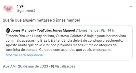 Jones Manoel Youtube Jones Manoel On Twitter Mais Um Dia Normal No