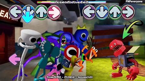 Fnf Boxy Boo Vs All Rainbow Friends Sings Friends To Your End Roblox