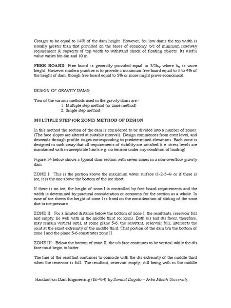 Multiple Step Or Zone Method Of Design Download Free Pdf Dam