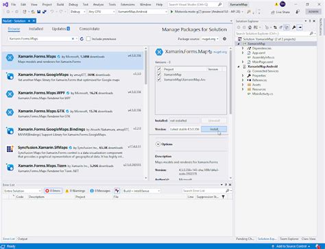 WPF Thoughts Displaying Maps With Xamarin Forms