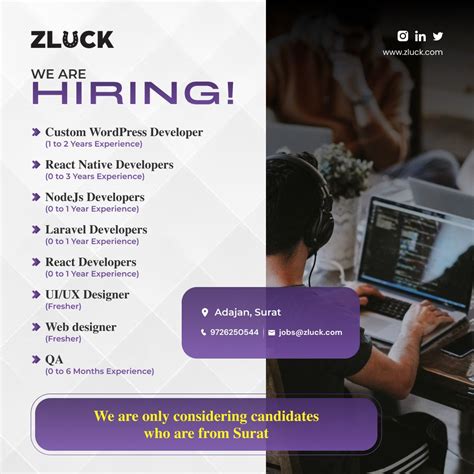 Hr Zluck Solutions On Linkedin Developer Designer Qa Reactnative