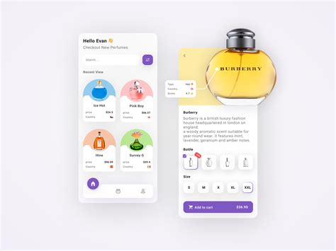 Perfume Ecommerce Application Store By Habib Bahrami On Dribbble