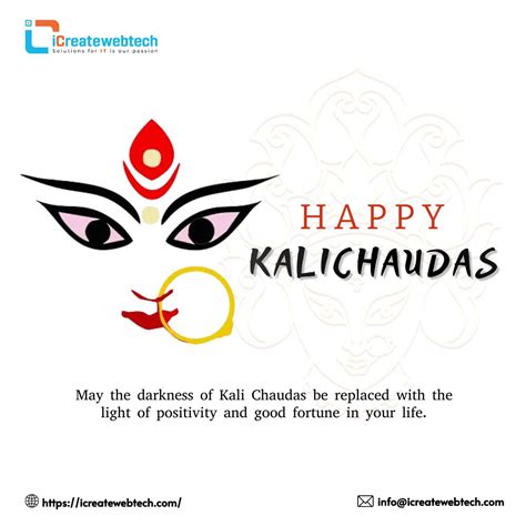 Icreatewebtech Team Wishing You And Your Team A Happy Kali Chaudas