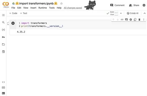 Google Colab 现已支持直接使用 transformers 库 文心AIGC