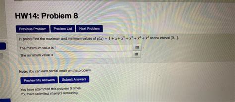 solved hw14 problem 8 previous problem problem list next