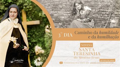 3 DIA Novena De Santa Teresinha Do Menino Jesus YouTube