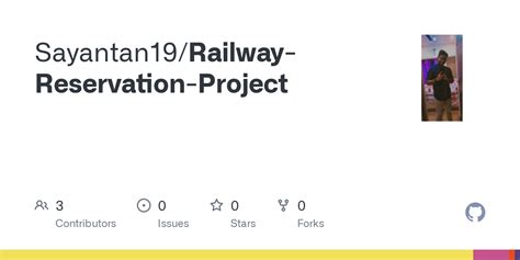 GitHub Sayantan19 Railway Reservation Project