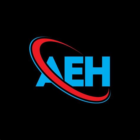 logotipo de aeh eh carta diseño del logotipo de la letra aeh
