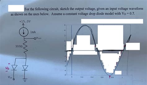Solved Or The Following Circuit Sketch The Output Voltage Chegg