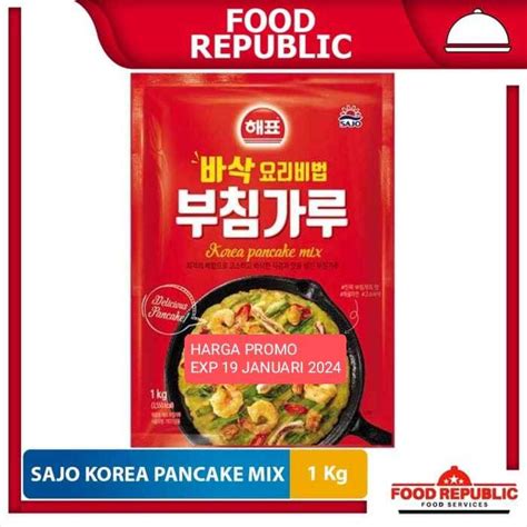 Jual Korean Pancake Mix Sajo 1 Kg Tepung Premix Pancake Korea Halal