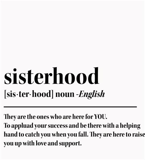 Sisterhood Typography Prints Motivational Quotes Inspirational