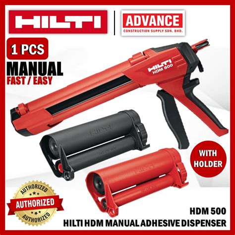 Hilti Hdm 500 Hdm Manual Adhesive Dispenser Cw Cb500 Cr500 Cartridge