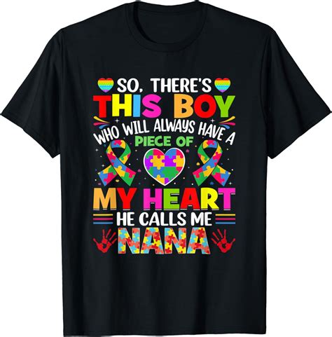 Autism Nana Autism Awareness Grandma Autism Motivational T Shirt
