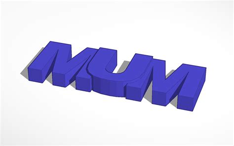 3d Design Mum Tinkercad