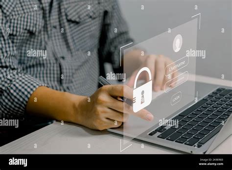 Protection Personal Data Against Hackers Security Internet Access Of