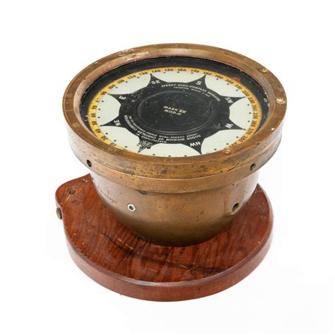 Lot Sperry Gyro Ships Compass