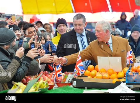 Hrh Prince Charles And Camilla Duchess Of Cornwall During A Visit To