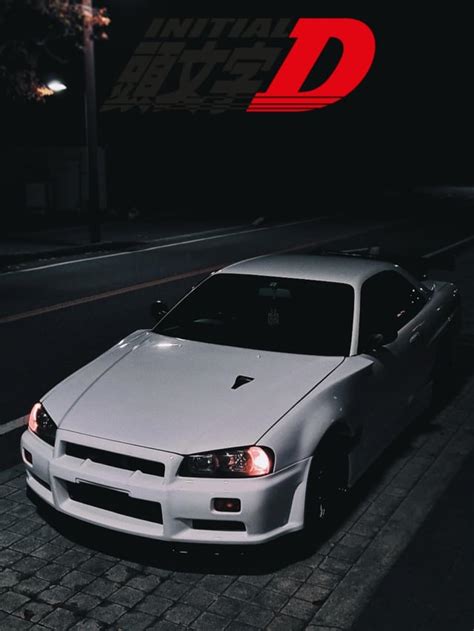 Initial D Ft Skyline R34 R R34