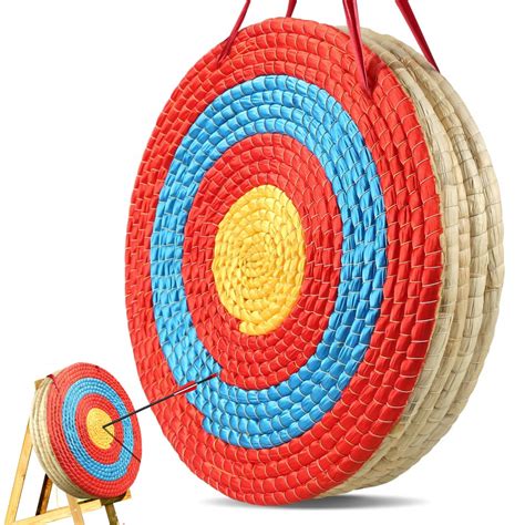 Vevor Archery Target 5 Layers 20 Arrow Target Traditional Solid Straw Round Archery Target