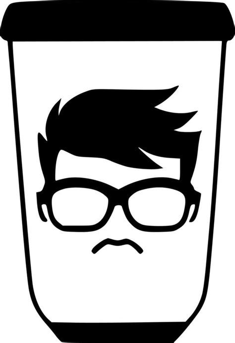 Tumbler Minimalist And Simple Silhouette Vector Illustration