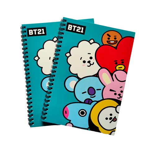 BT21 Notebook Design 1 THEKFANDOMSTORE