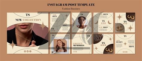 دانلود فایل لایه باز مجموعه پست های اینستاگرام مد و فشن دانلود رایگان فایل لایه باز، Psd