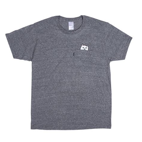 Slum Ltd Lord Nermal Pocket Tee Heather Grey