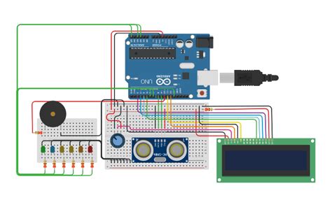 Circuit Design Sensor De Ré Tinkercad