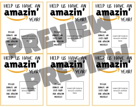 Amazon Wishlist Qr Code Perfect For Meet The Teacher Open House