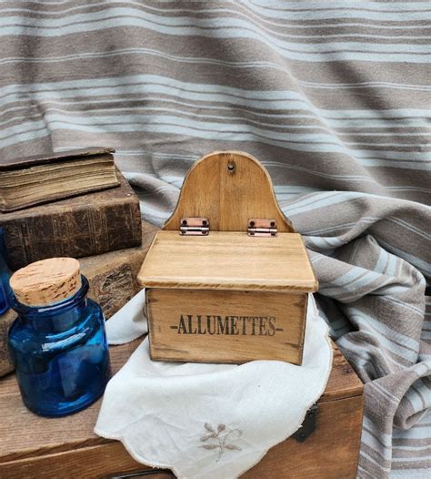 Boite à Allumettes En Bois Il était Un Joli Grenier