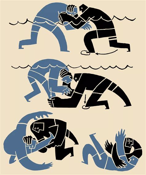 Tony Mullins Jiu Jitsu Themed Illustrations Show You How To Perform