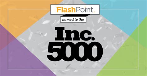Flashpoint Included On The Inc 5000—inc Magazines 35th Annual List