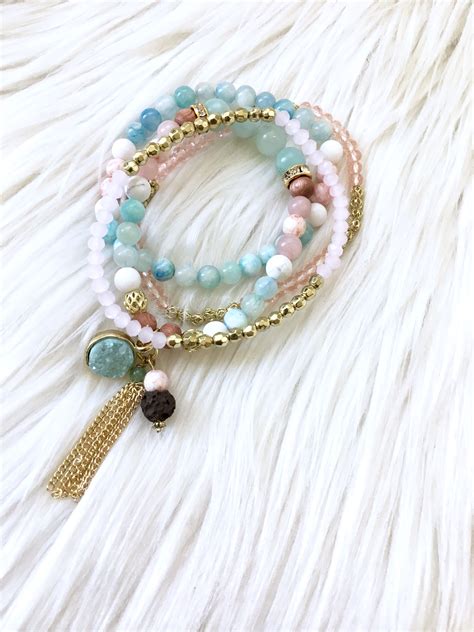 Stacked Diffuser Bracelets Diffuser Bracelets Unique Items Products