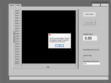 Lmt01evm Error Message From The Gui Sensors Forum Sensors Ti E2e Support Forums