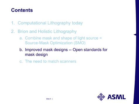 contentscomputational lithography todaybrion and holistic