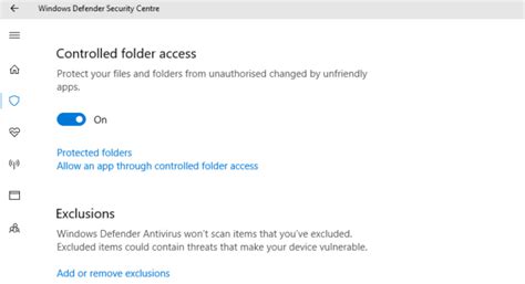 Configure Controlled Folder Access In Windows 10 GHacks Tech News
