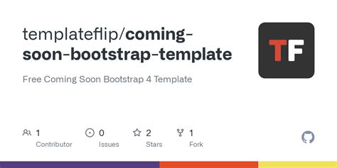 Github Templateflipcoming Soon Bootstrap Template Free Coming Soon