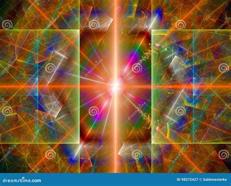 Inside Of Large Hadron Collider Stock Illustration Illustration Of