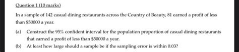[solved] question 1 10 marks in a sample of 142 casual d