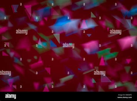 Random Triangle Shape Digital Generative Art For Web Page Graphic