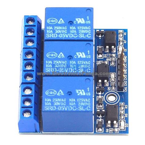 Channel V DC Relay Module Relay Expansion Board With Optocoupler Insulation For Arduino Star
