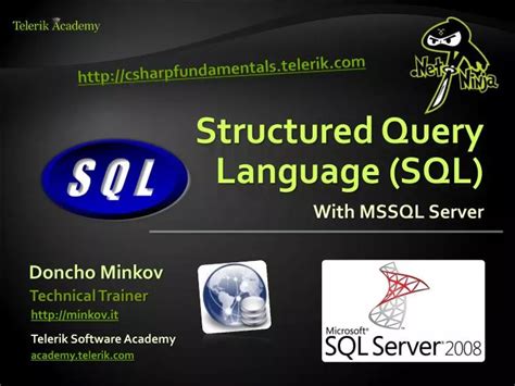 PPT Structured Query Language SQL PowerPoint Presentation Free Download ID 1578387